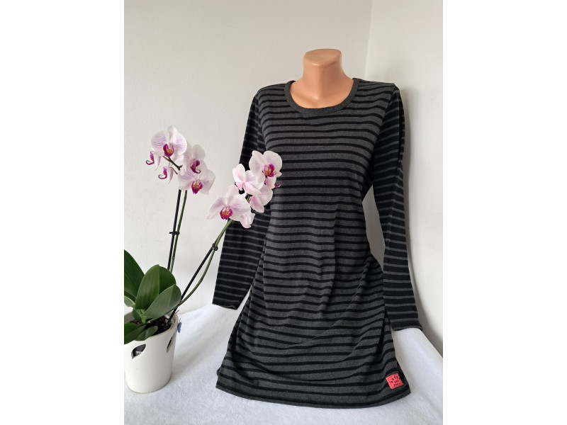 SUPER DRY prugasta pamucna haljina vel XL