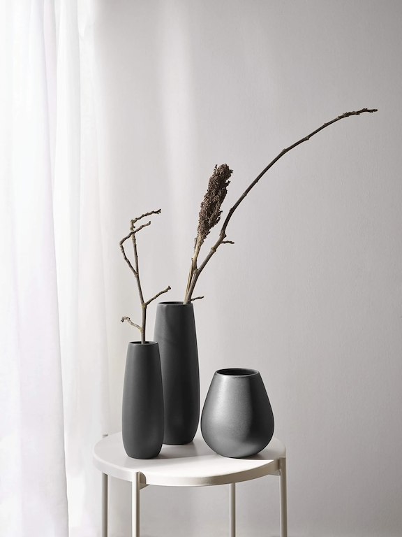 VAZA ZA CVEĆE 45cm – Vase, black iron 45cm