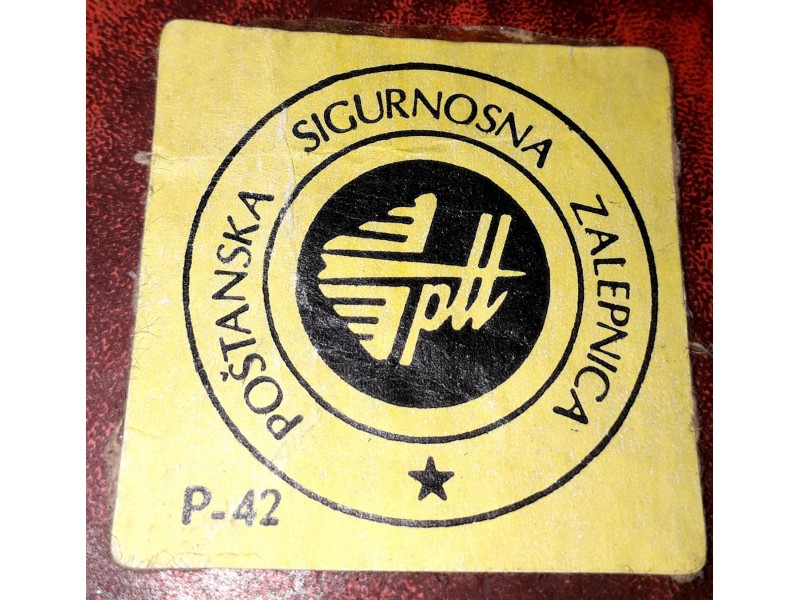 PTT - poštanska nalepnica