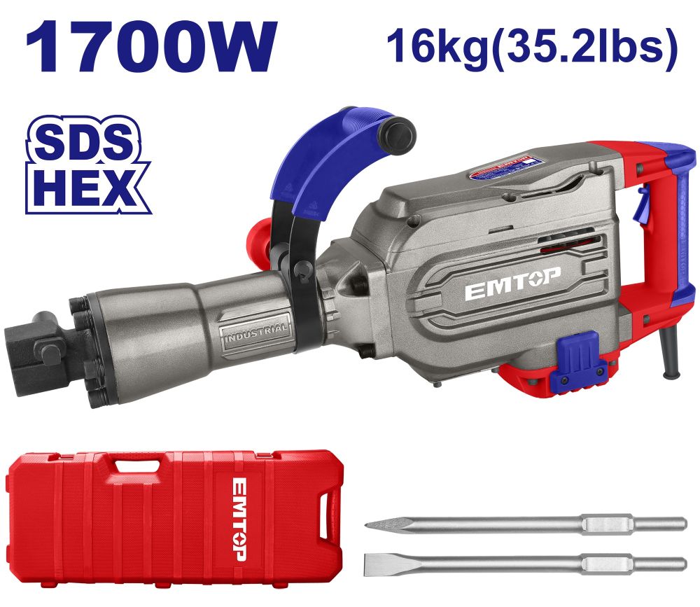 Električni čekić za rušenje EDBRH1701 Emtop