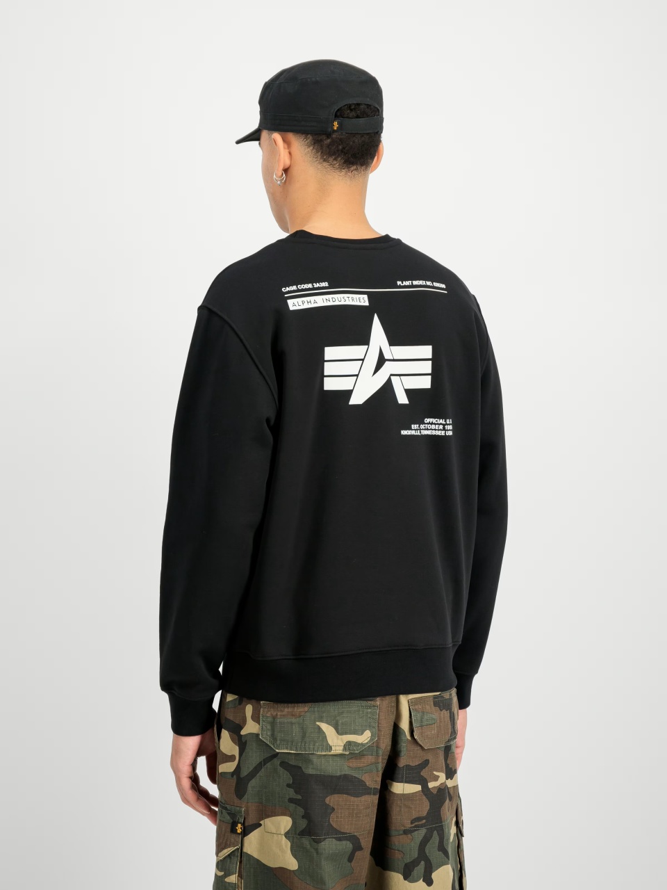 ALPHA INDUSTRIES DUKS LABEL BP BLACK