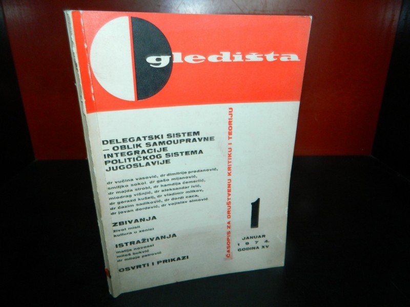 Časopis Gledišta 1*1974 Delegatski sistem