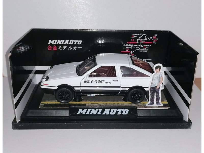 1:30 Initial D Toyota AE86 Sprinter Trueno Premium beli