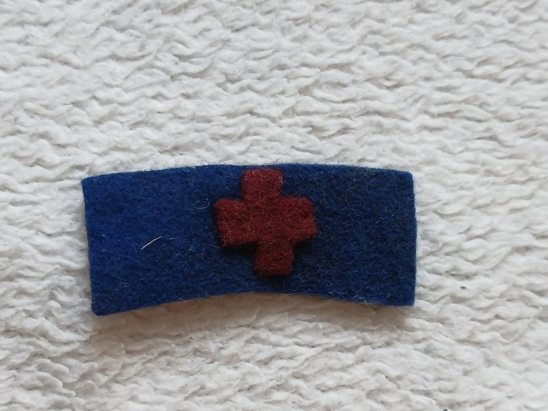 Crveni krst oznaka amblem nakon 1942 WWII WW2
