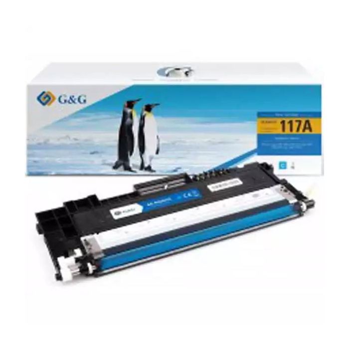 Toner G&G HP 117A W2071A (150A/NW,178NW, 179FNW) cyan sa čipom
