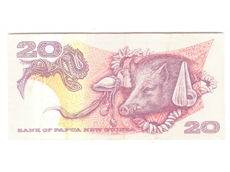 Papua Nova Gvineja 20 kina 1981-85
