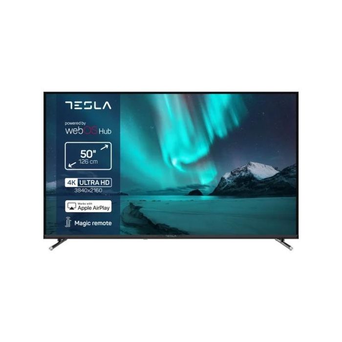 SMART LED TV 50 Tesla 50E655BUW 3840x2160/UHD/4K/DVB-T2/S2/C/Frameless/WebOS