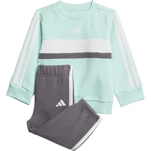 Adidas Komplet za bebe I 3S TIB FL, Tirkizno-sivi