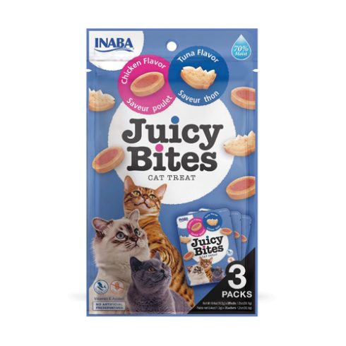 INABA Chick.Flavo./Tuna Flavo. Juicy Bites EU701