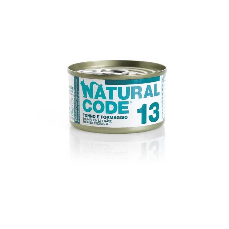Natural Code Cat Tuna Cheese 85gr