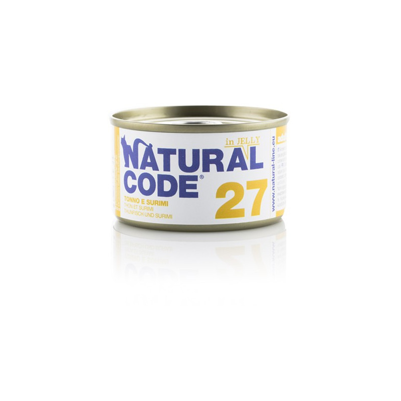 Natural Code Cat Tuna Surimi in jelly 85gr