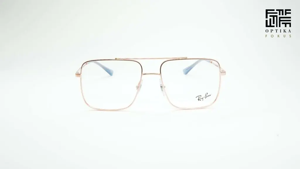 Ray Ban Okvir za naočare RB3758V 3094, Ženski, Rose gold