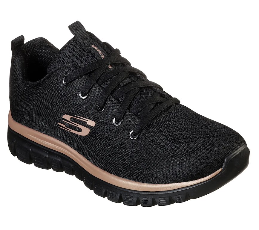Skechers Ženske patike Graceful-Get Connected, 12615-BKRG, Crne