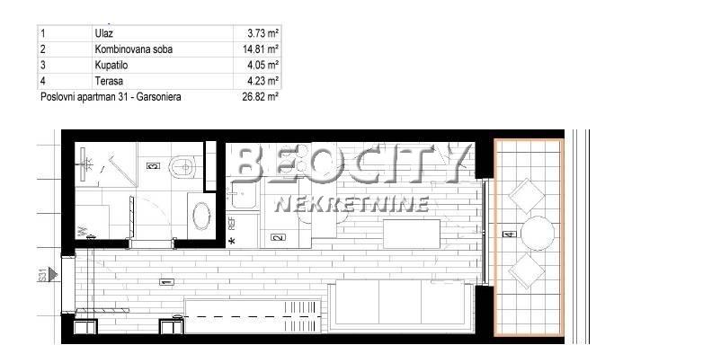 Surčin, Radiofar, Autoput za Zagreb, 0.5, 27m2