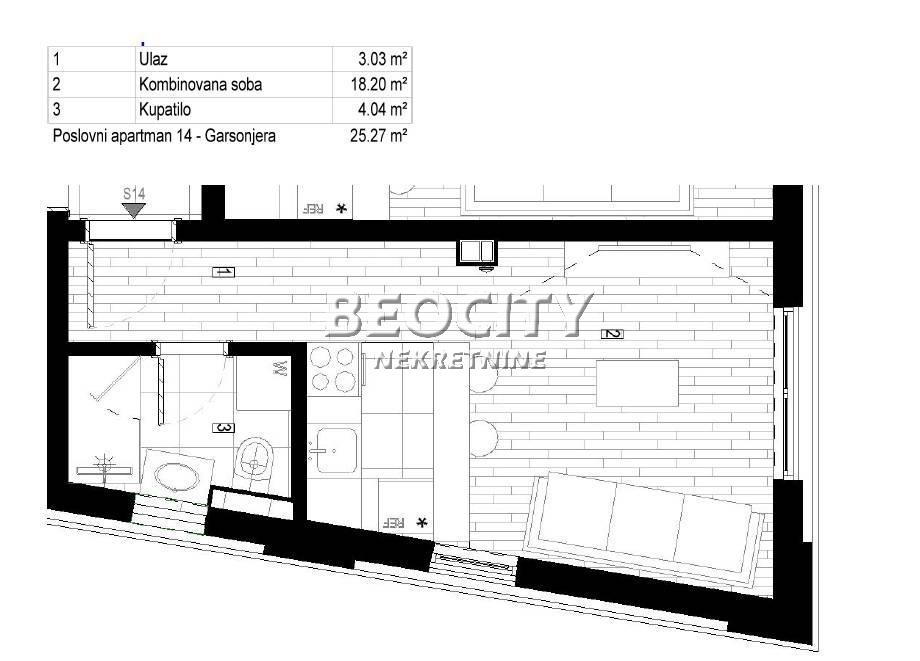 Surčin, Radiofar, Autoput za Zagreb, 0.5, 25m2