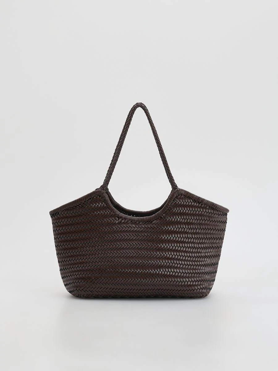 Pletena shopper torba