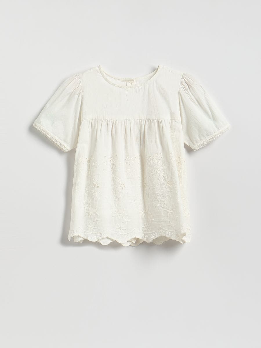 Bluza sa ažurnim donjim delom