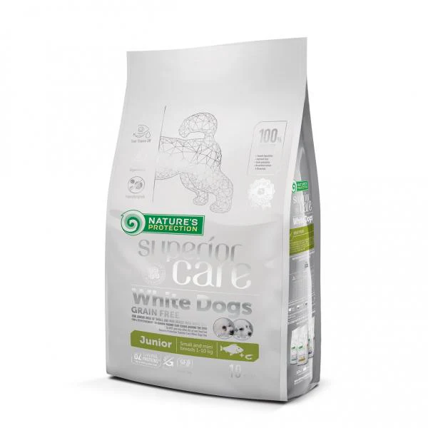 White Dog Grain Free hrana za pse – bela riba za štence malih rasa 1.5kg