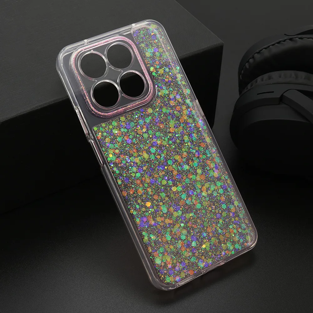 Futrola CRYSTAL GLOW za Honor X7d/Honor Smart 400 4G roze