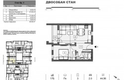 Prodajem Stan-Apartman, Adice, Novi Sad, €91.800