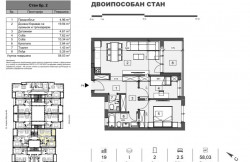 Prodajem Stan-Apartman, Adice, Novi Sad, €119.550