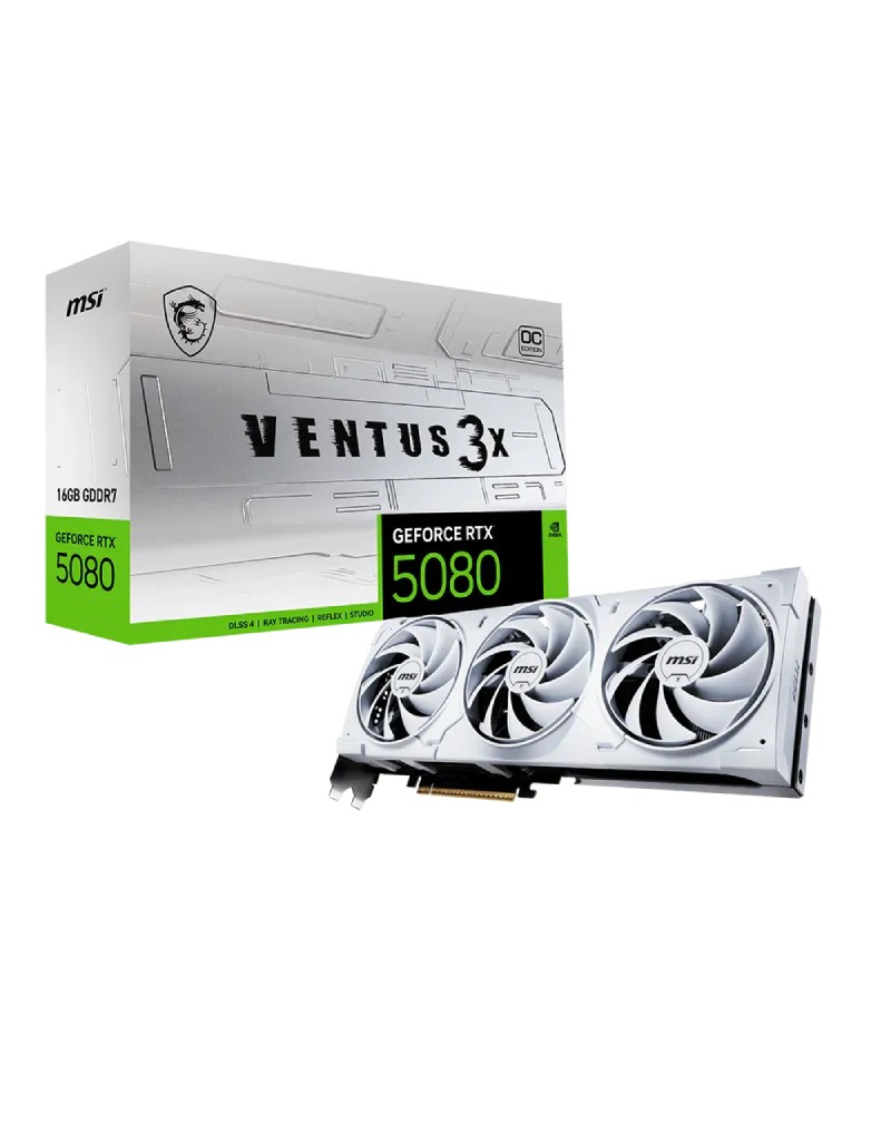 MSI GeForce RTX 5080 16G VENTUS 3X OC WHITE graficka karta