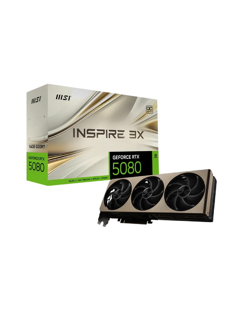 MSI GeForce RTX 5080 16G INSPIRE 3X OC graficka karta