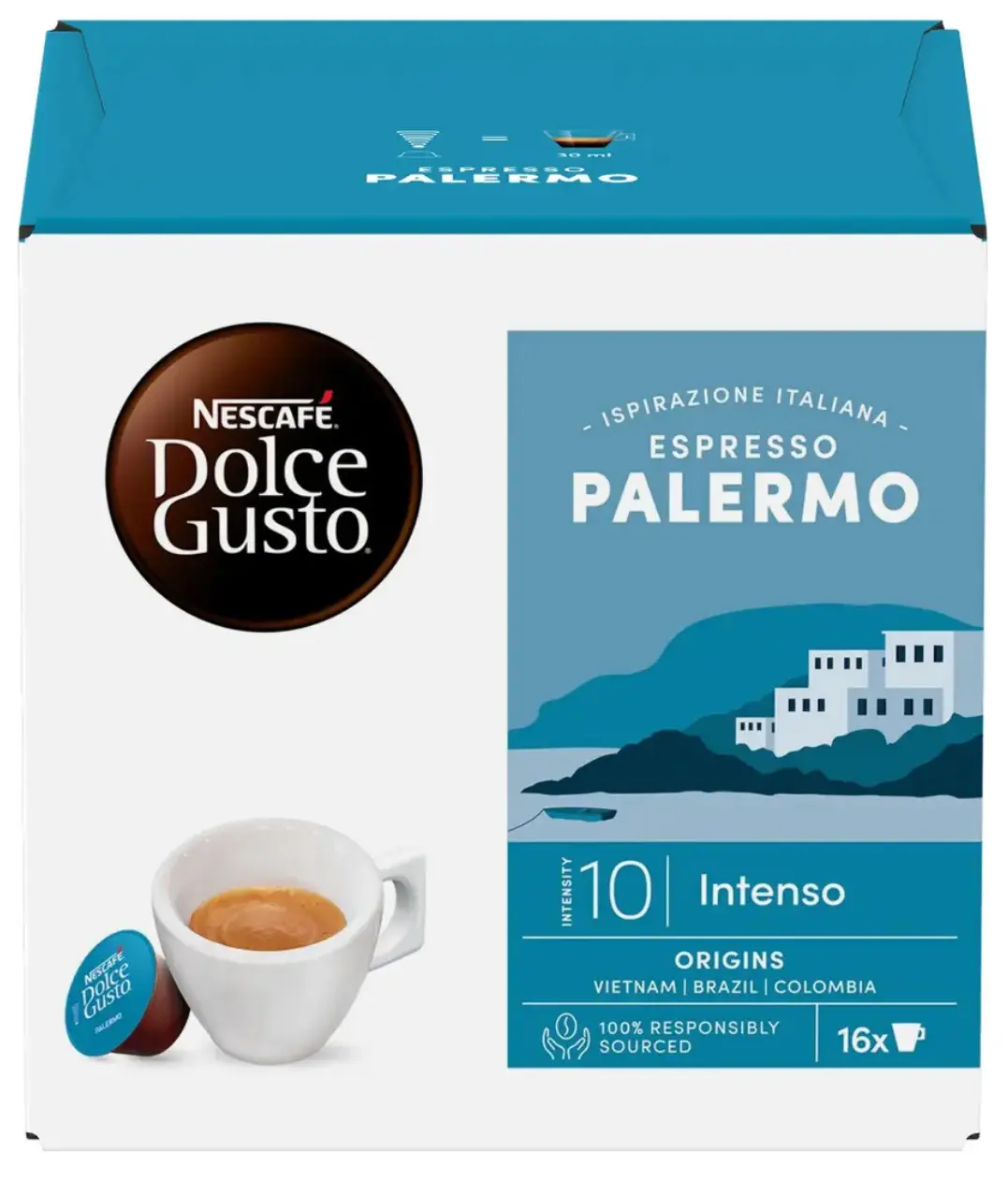 Nescafe Dolce Gusto Kapsule za kafu espresso Palermo, 16 kapsula, 112g