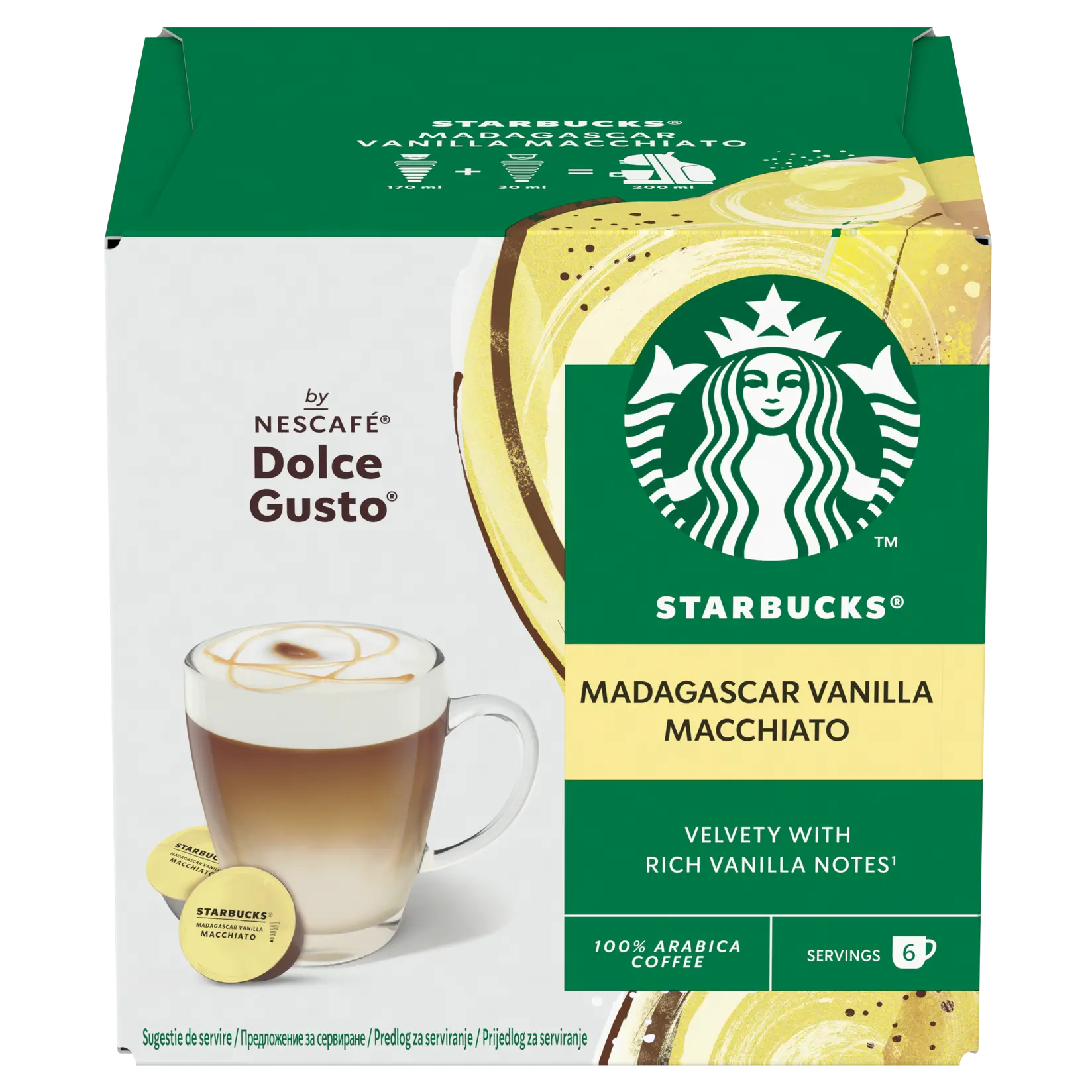 Starbucks Nescafe Dolce Gusto Kapsule za kafu Vanila Macchiato, 12 kapsula, 132g