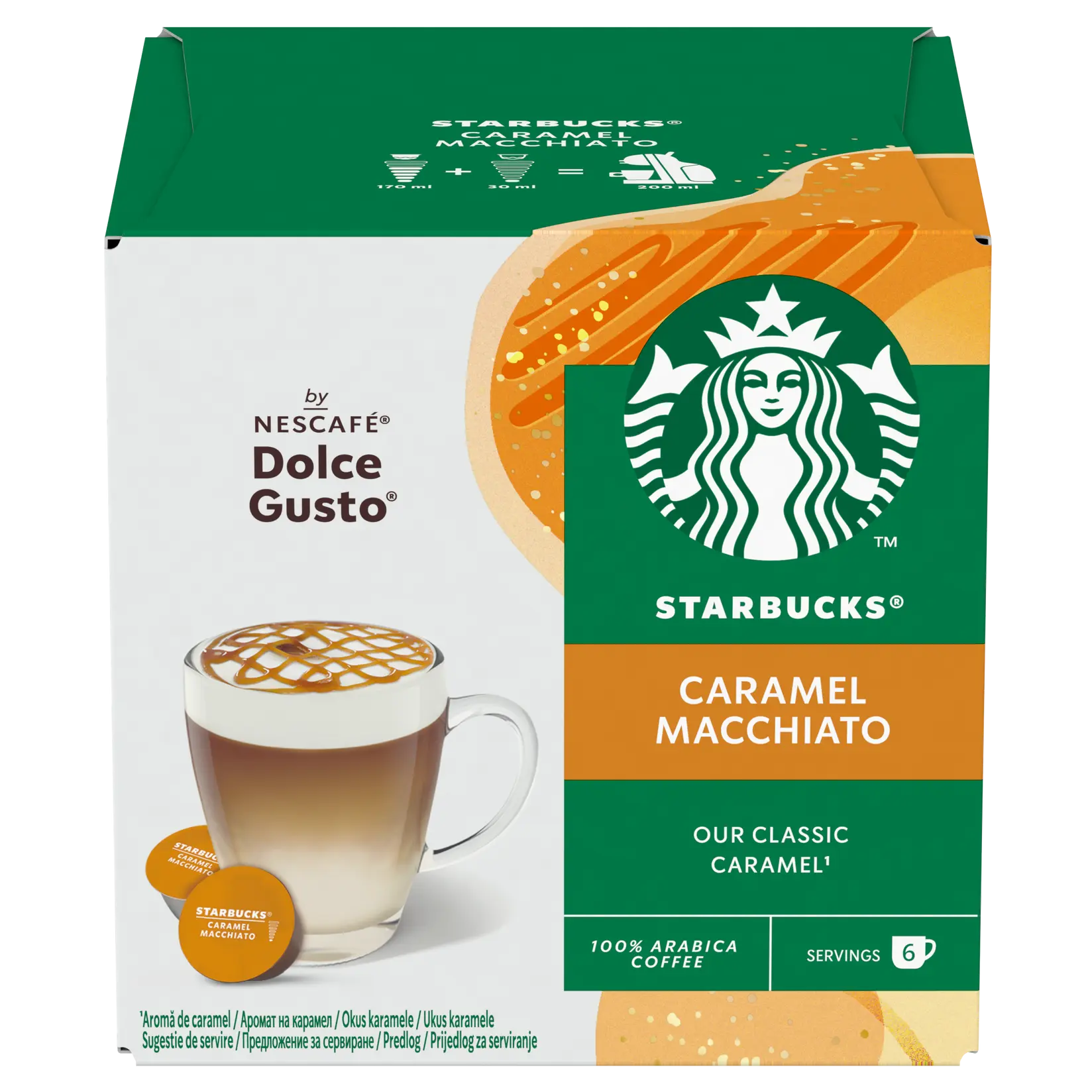Starbucks Nescafe Dolce Gusto Kapsule za kafu Caramel Macchiato, 12 kapsula , 127.8