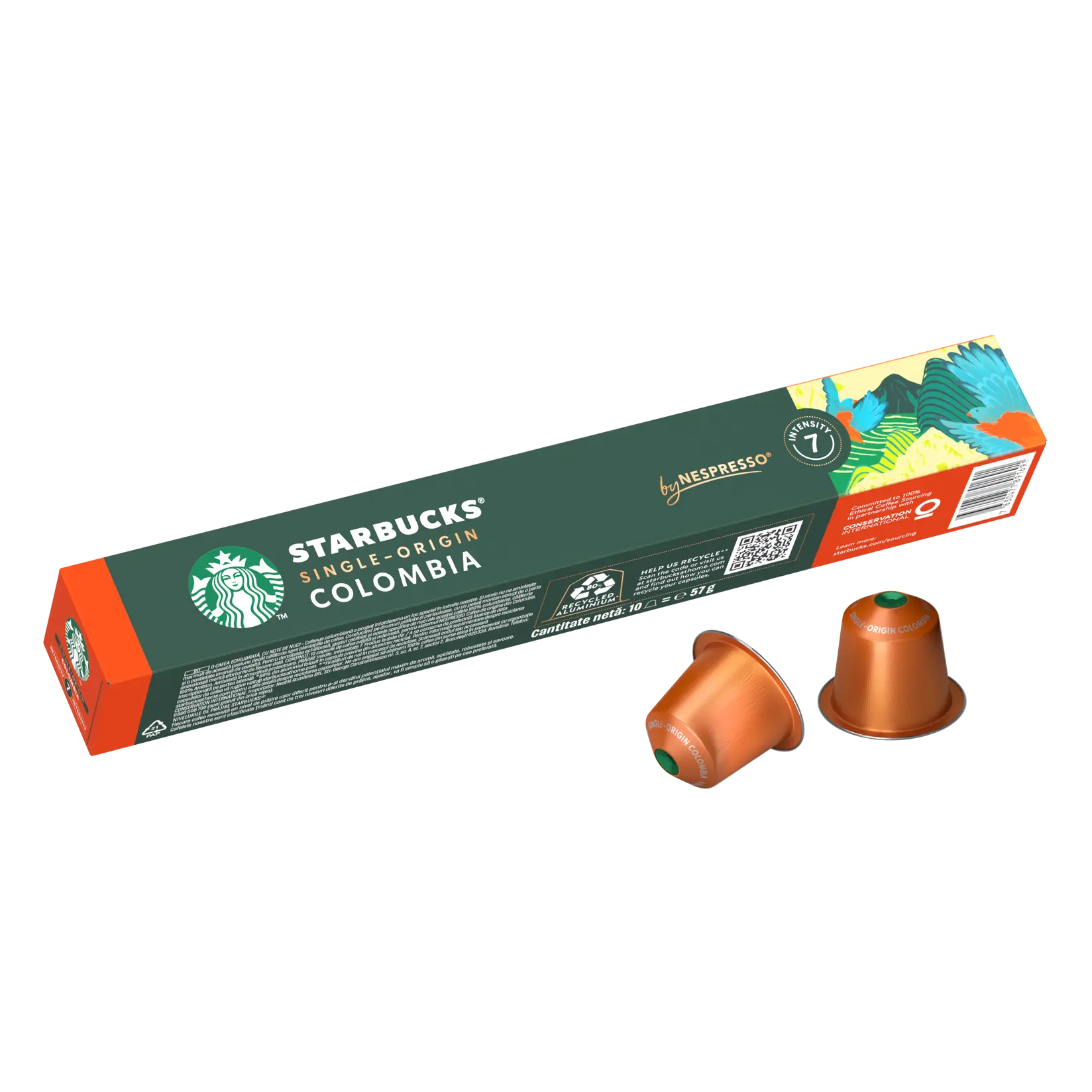 Starbucks Nespresso Kapsule za kafu Single-Origin Colombia, 10 kapsula, 57g