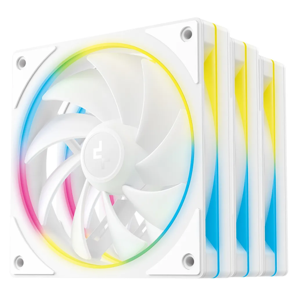 Ventilatori za kuciste 3in1 FL12 SE DeepCool Beli, R-FL12SE-WHAPN3-GID: EK000839447