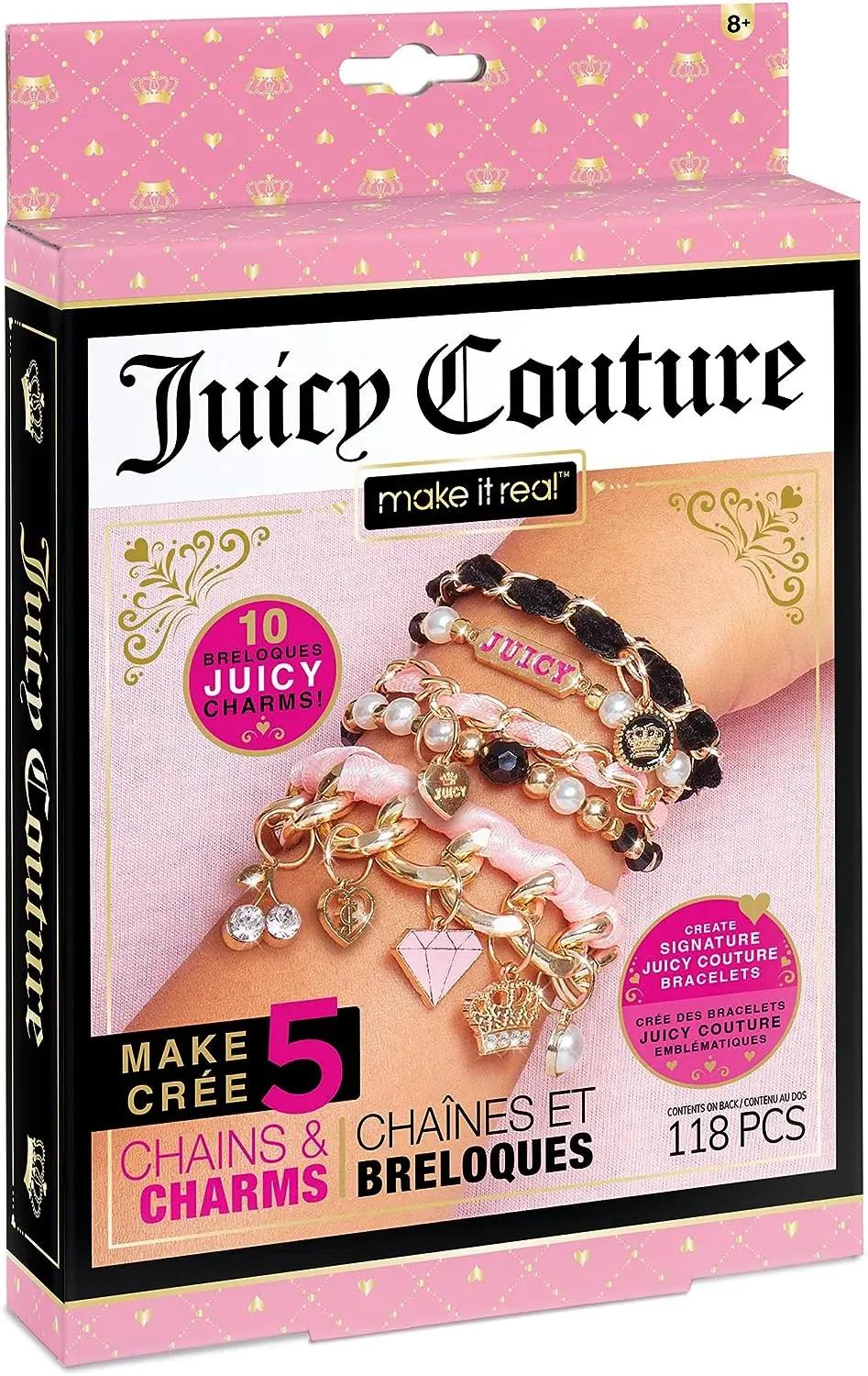 Juicy Couture set za pravljenje narukvica Pink & Precious