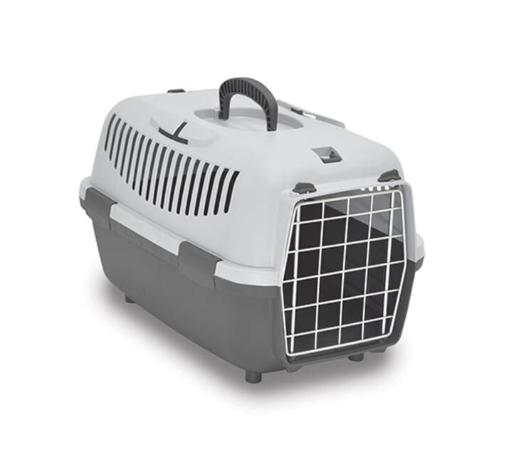 PetMax Transporter za ljubimce 48 x 32 x 32cm Lux 1 - Sivi