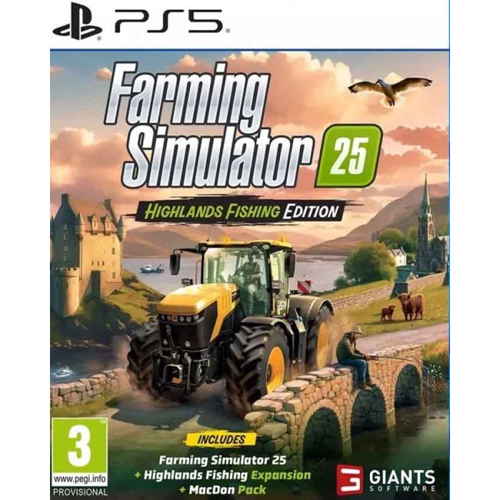 PS5 Farming Simulator 25 - Highlands Fishing Edition (full izdanje: igra + ekspanzija)