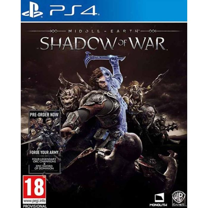 PS4 Middle Earth Shadow of War