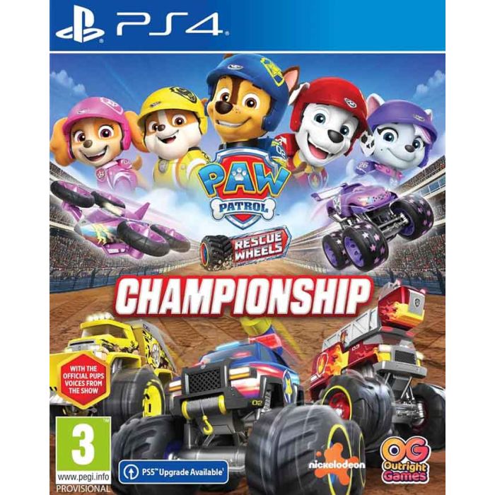 PS4 PAW Patrol Rescue Wheels: Championship
