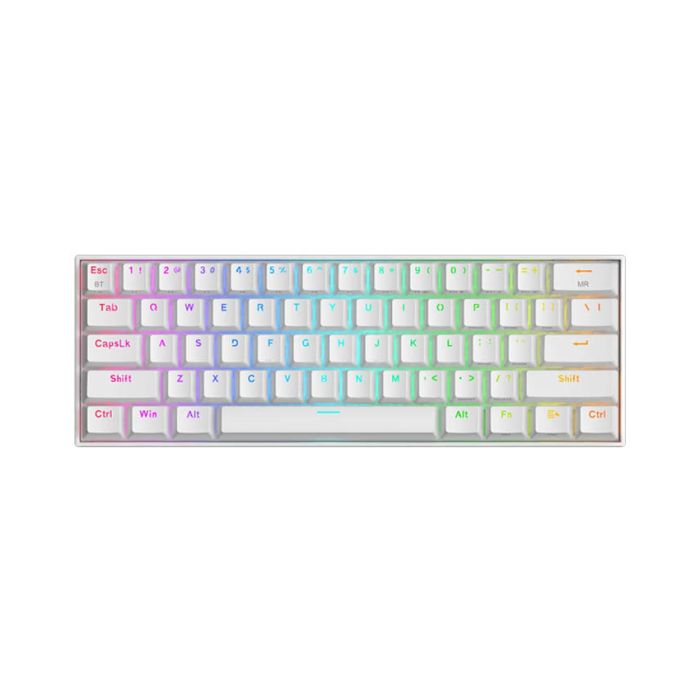 Tastatura Redragon Draconic K530W PRO White Wireless - 60% Red Switch (bežična)