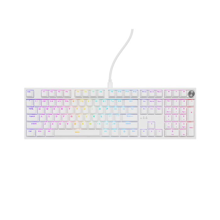 Tastatura Genesis Thor 404 Outemu Peach Silent V3 RGB White