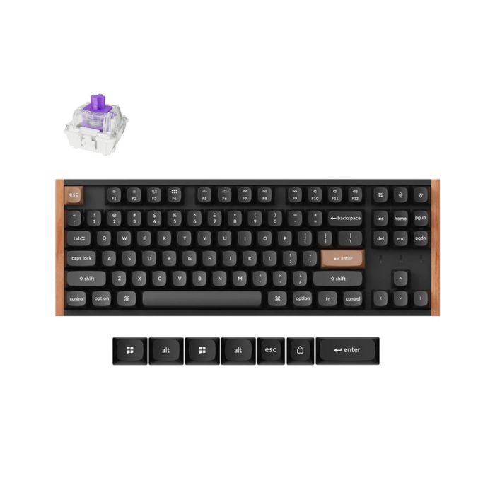 Tastatura Keychron K8 (K8H-J1) / Wireless / 80% / Magnetic Switch / Black / Special Edition