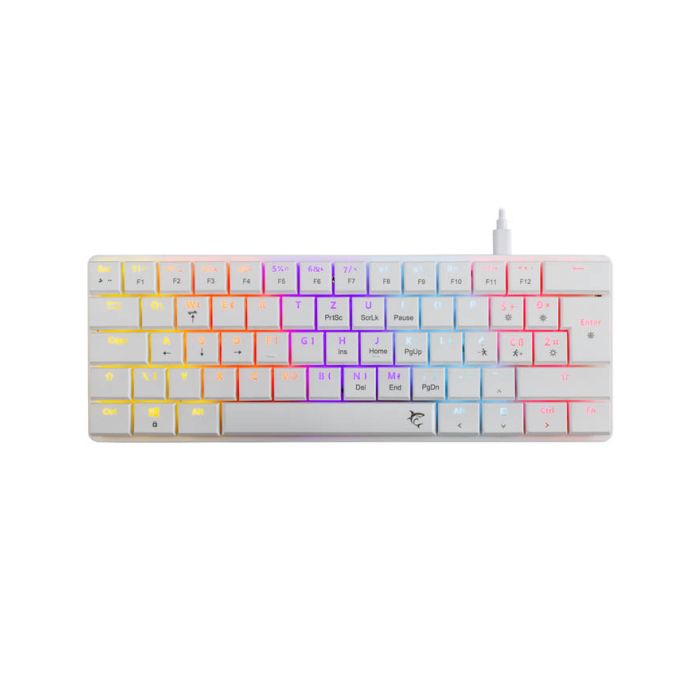 Tastatura White Shark Nagamaki White/Red SR