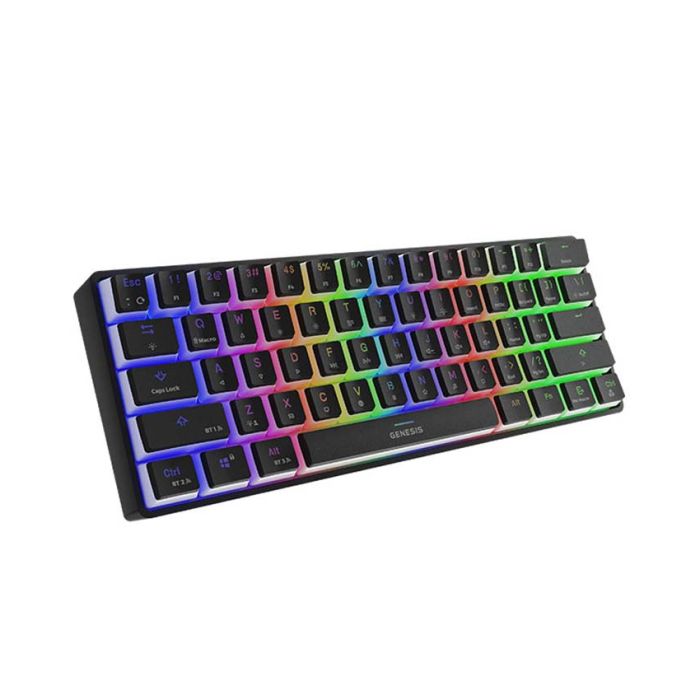 Mehanička tastatura Genesis Thor 660 RGB 60% Black Wireless Red Switch