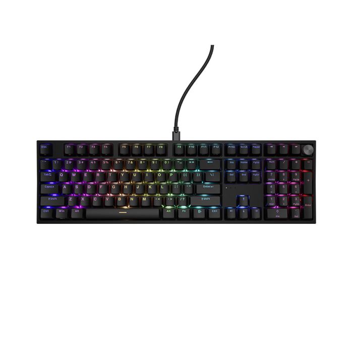 Tastatura Genesis Thor 404 Gateron Yellow Pro Switches RGB Black