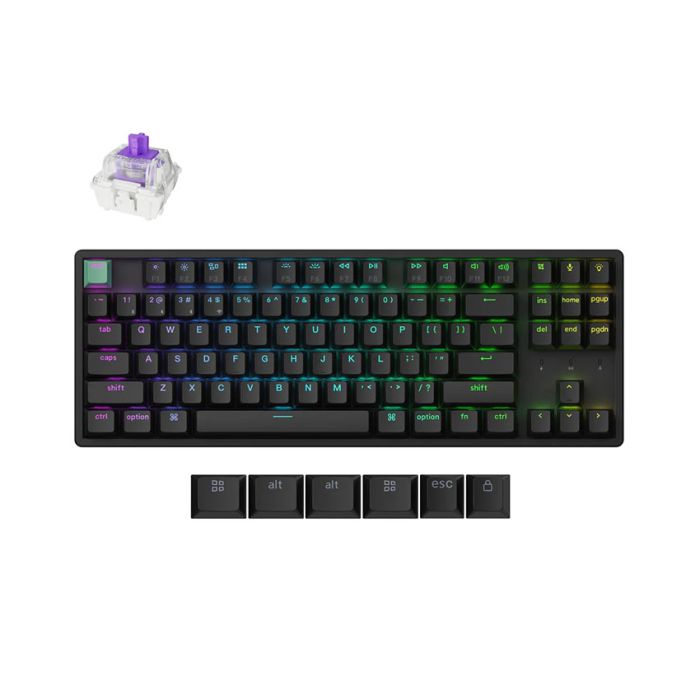 Tastatura Keychron K8 (K8H-J1) / Wireless / 80% / Magnetic Switch / Black