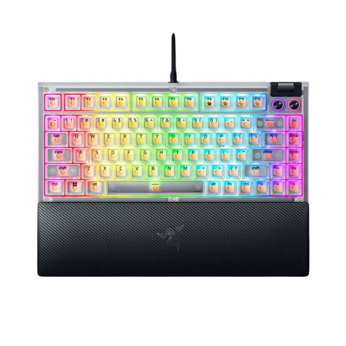 Tastatura Razer BlackWidow V4 75% Hot-swappable - Phantom White Edition (mehanička)