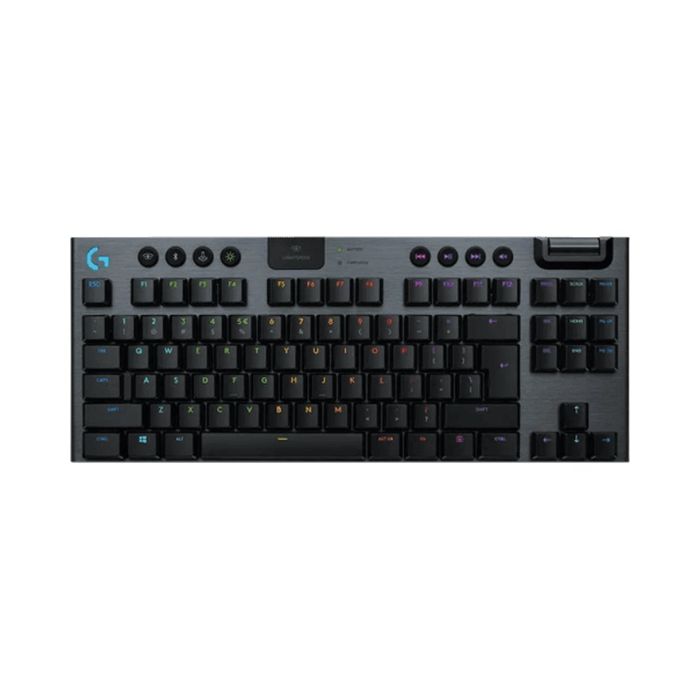 Tastatura Logitech G915 TKL Gaming Mehanička Low Profile Wireless / Bežična / Bluetooth / Bežična RGB Carbon