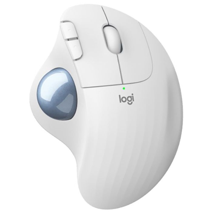 Miš Logitech M575s Ergo Bluetooth Trackball Off-white Blue ball