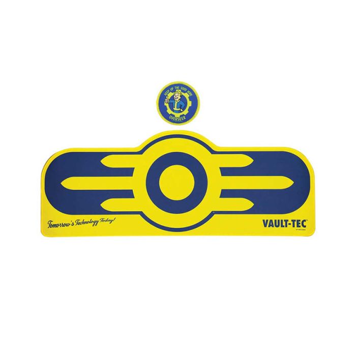Podloga Fanattik Fallout Vault-Tec XL Desk Pad and Coaster Set