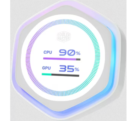 COOLER MASTER Flex-Kit : LCD White ekran za vodeno hlađenje beli (RL-LCFK-FLCD-RW)