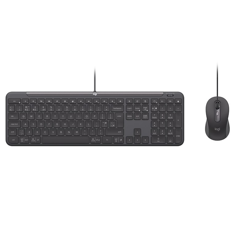 LOGITECH Signature Slim MK620 Wired Combo for Business - GRAPHITE - US INT'L - USB - N/A - INTNL-973 - USB-C, 920-013349
